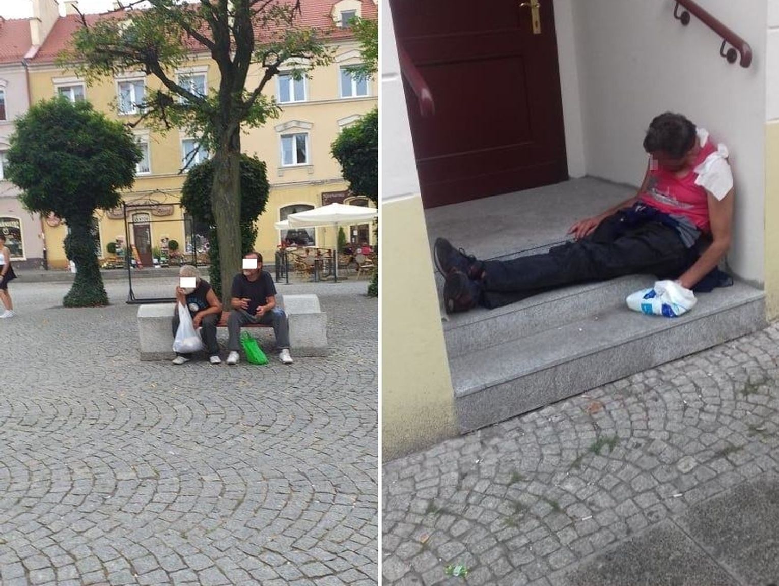 Menele, żule, kloszardzi w Rynku w Oleśnicy, czyli polityczna poprawność