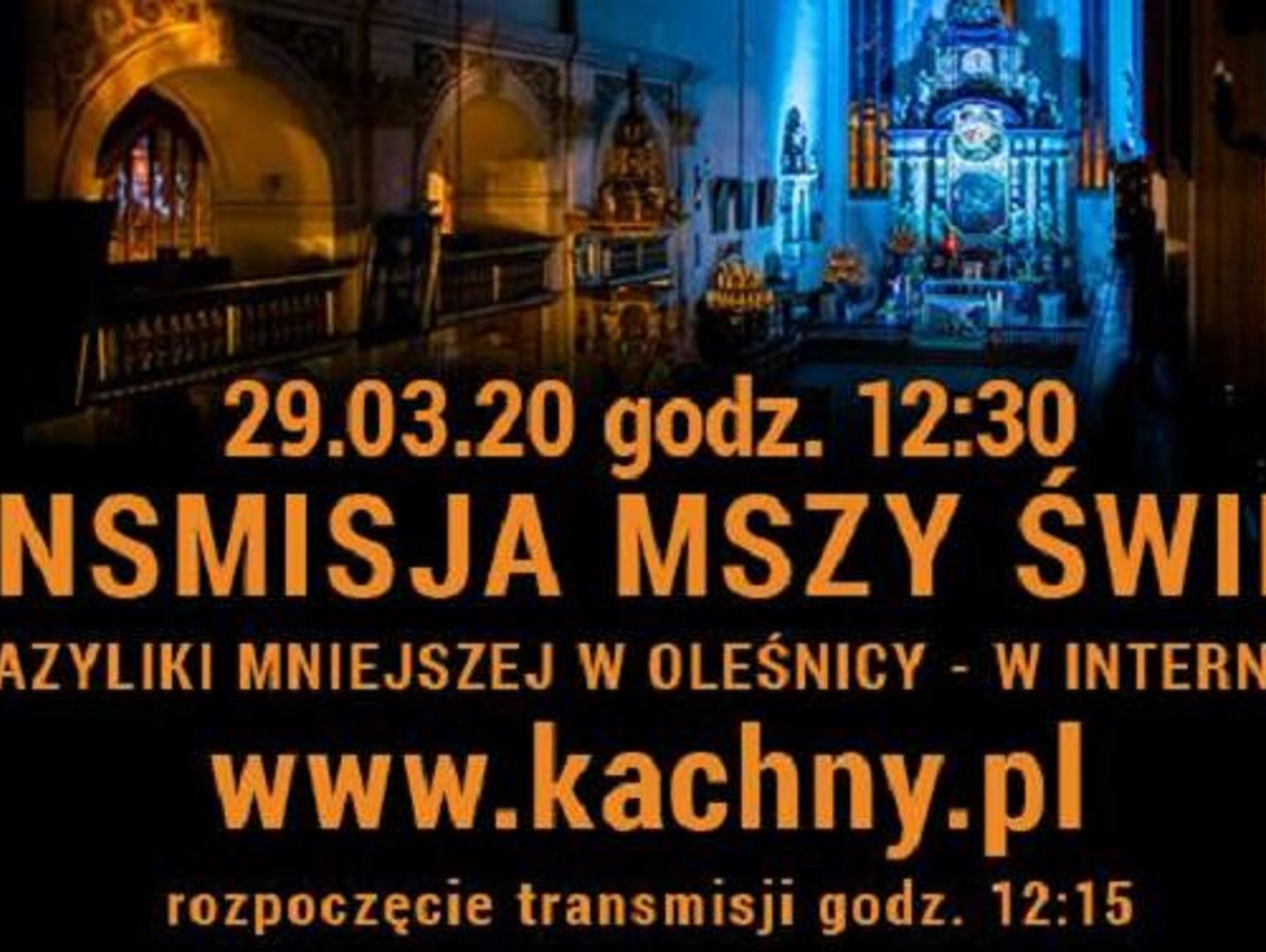 Msza święta z bazyliki w Oleśnicy online