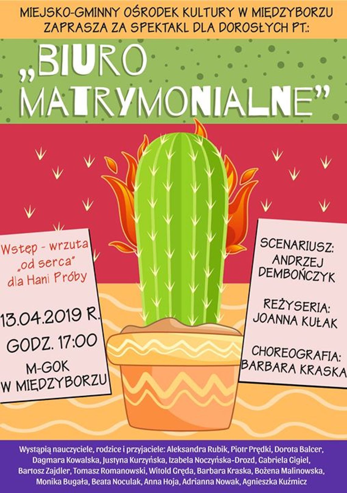 "Biuro Matrymonialne" - spektakl
